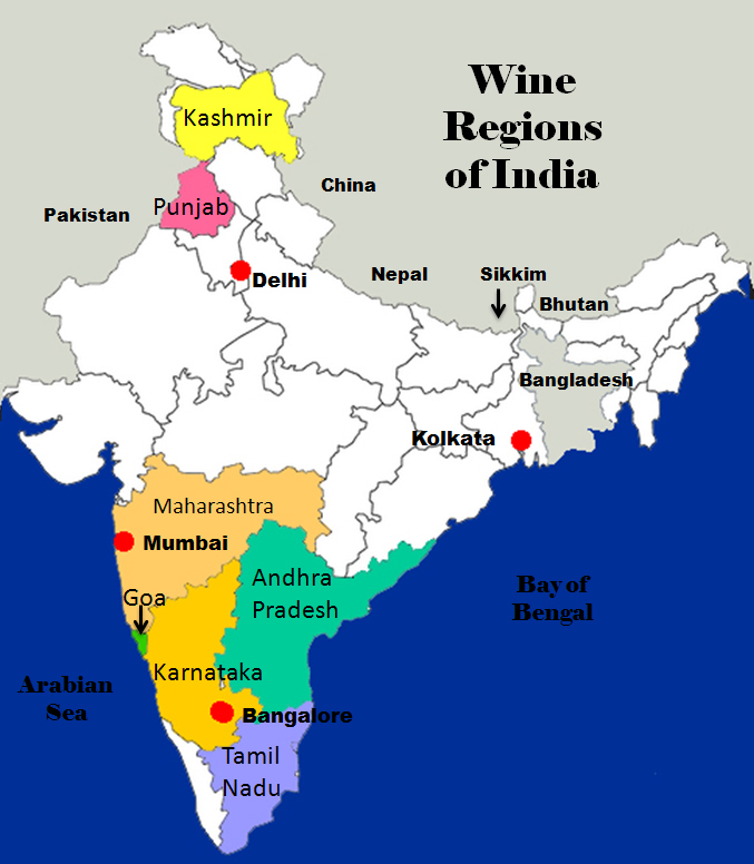 Wine Regions of Asia - India - BuyWine.com